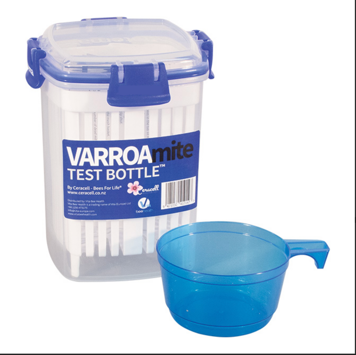 Ceracell Varroa Mite Test Bottle — Blythewood Bee Company